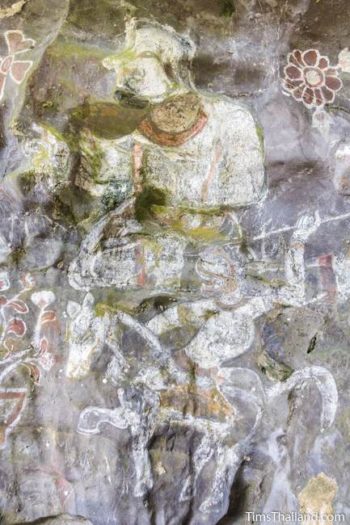 Tham Sam Rock Art - Tim's Thailand