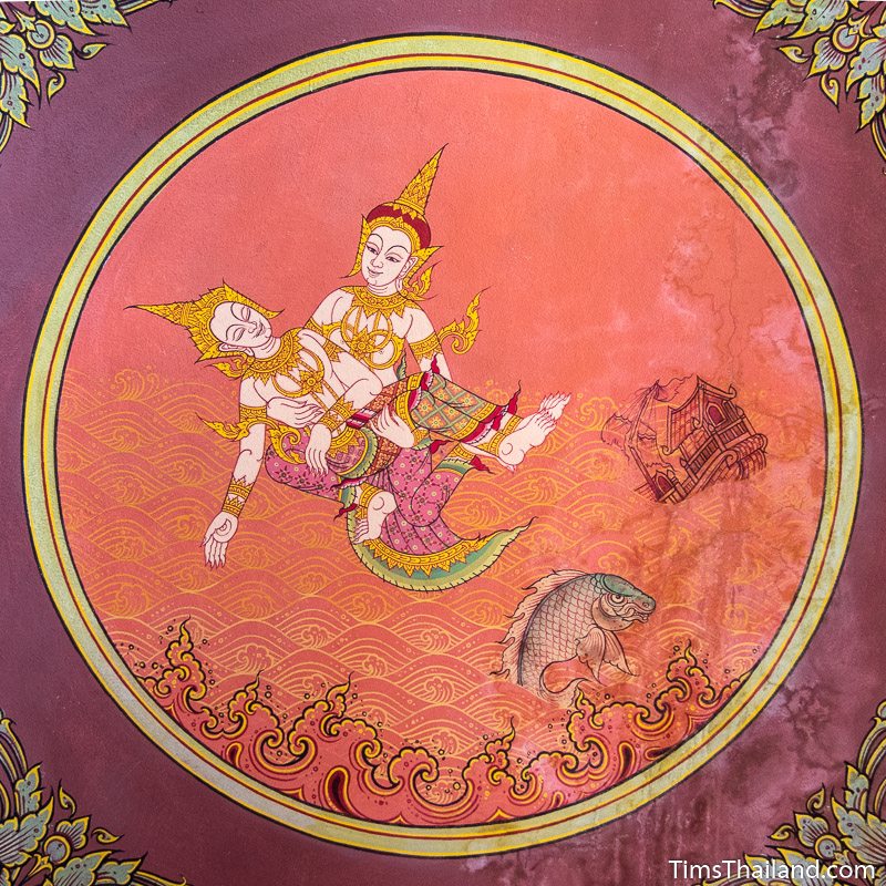 Mahanipata Jataka Murals in Thai Temples - Tim's Thailand