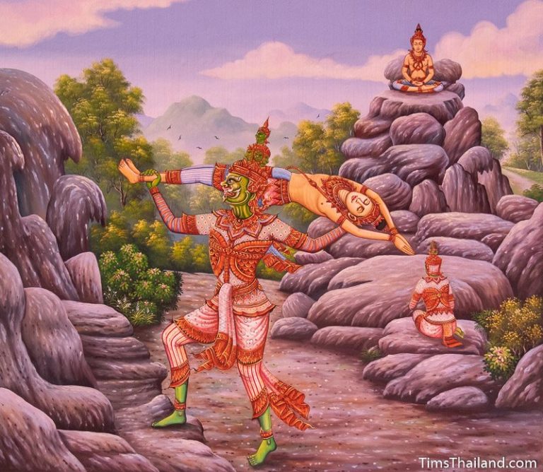 Mahanipata Jataka Murals in Thai Temples - Tim's Thailand