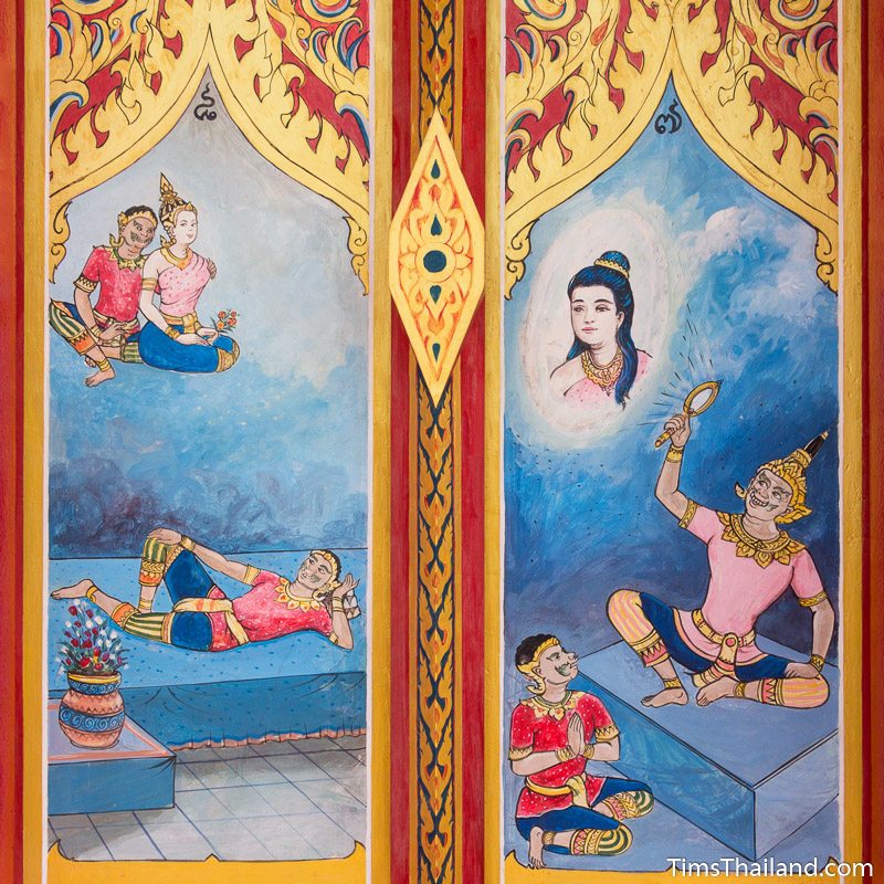 The Sin Sai Story at Wat Nong Wang - Tim's Thailand